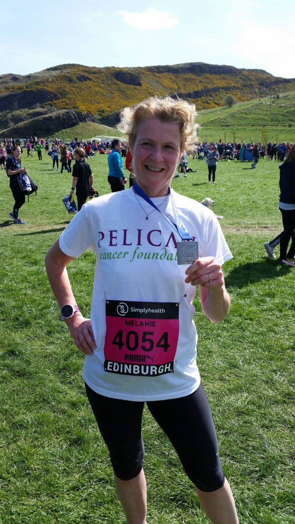 Melanie – Great Edinburgh Run - Pelican Cancer Foundation