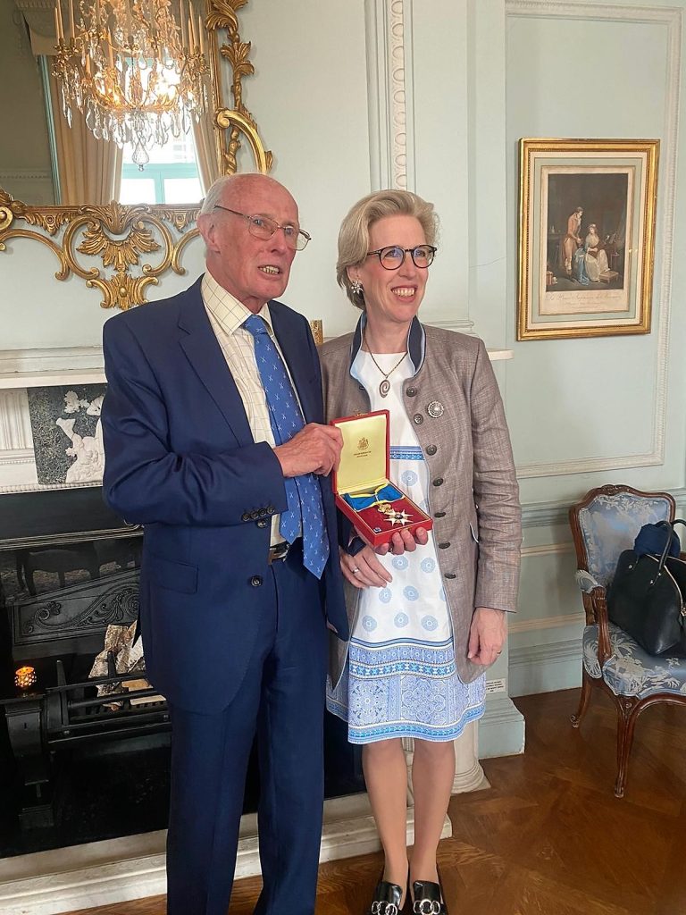 Professor Heald receives Swedish honour - Pelican Cancer Foundation